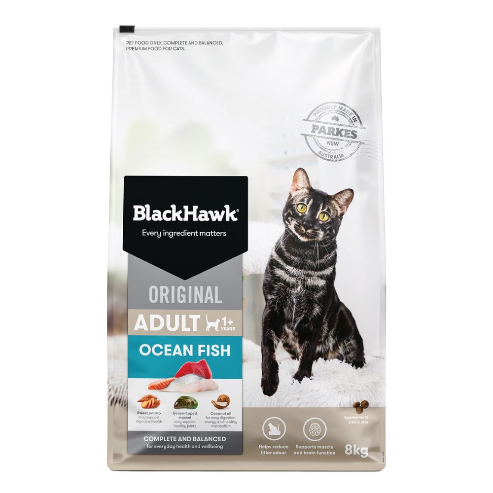 Black Hawk Adult Cat Ocean Fish